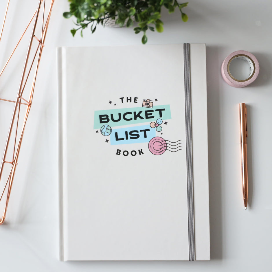 THE BUCKET LIST BOOK - HARDCOVER PINK PREMIUM – The Bucket List Book