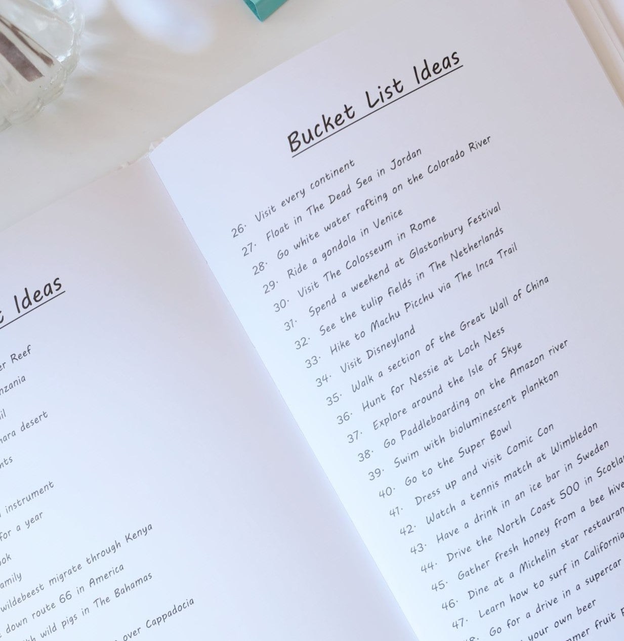 THE BUCKET LIST BOOK - HARDCOVER PINK PREMIUM – The Bucket List Book